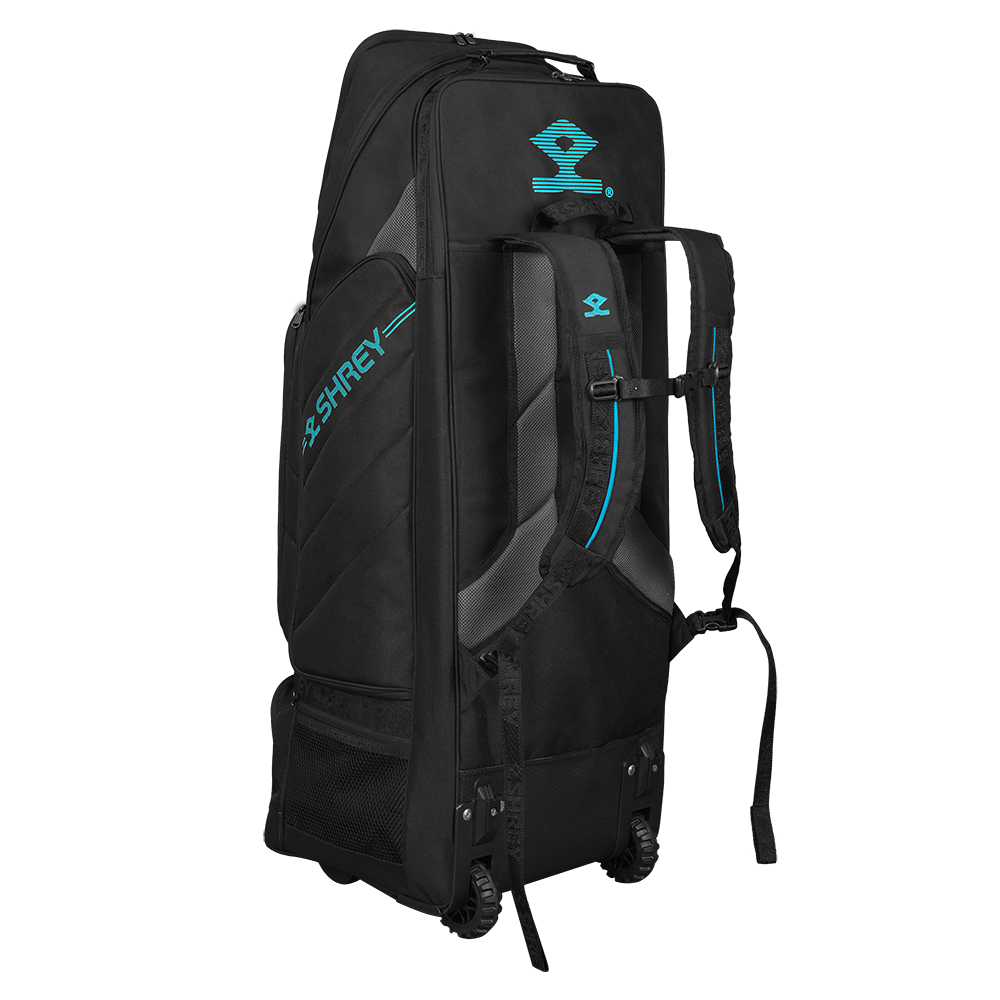Shrey Meta Wheelie Duffle Bag (Black) | Serious Cricket