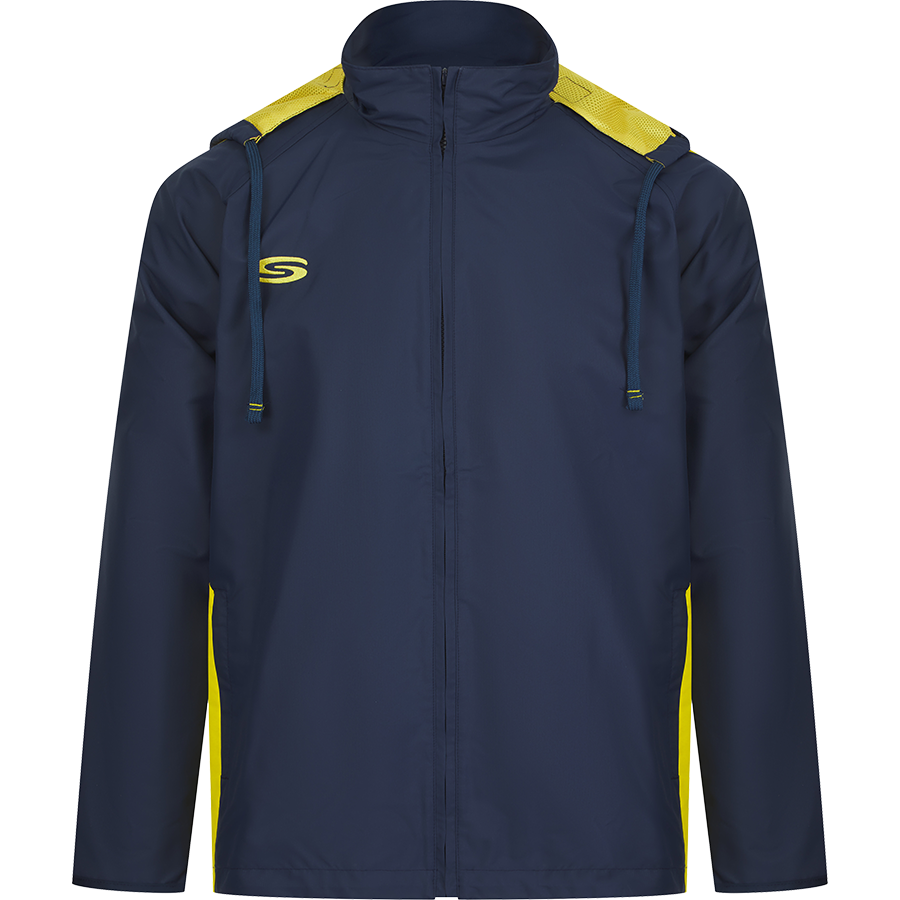 SS Core Rain Jacket - Navy/Yellow | Serious Sport